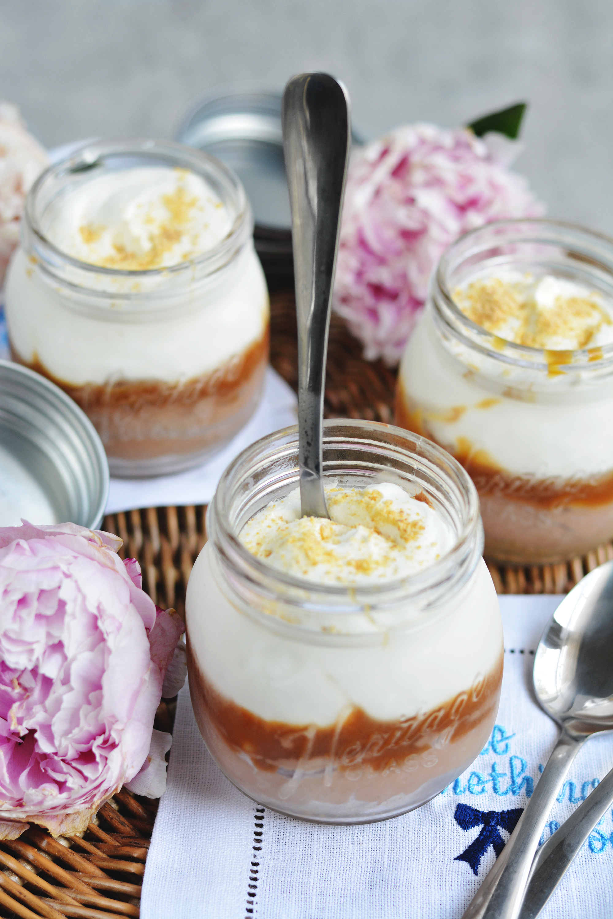 Bethcakes' No-Bake S'mores Cheesecakes in Jars